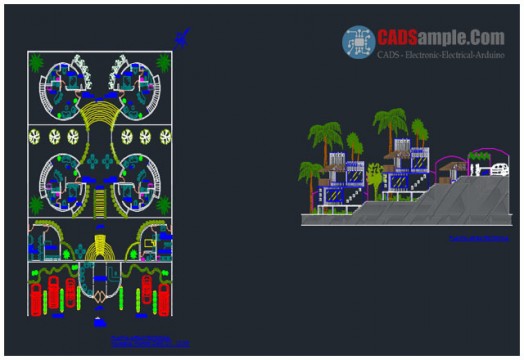 Swimming Pool 10X15M Dwg Project – CADSample.Com Free DWG CAD File
