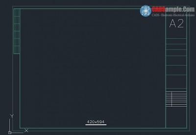 Autocad-A2-Drawing-Frame – CADSample.Com Free DWG CAD File
