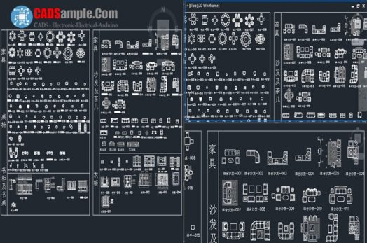 furniture cad blocks dwg – Page 4 – CADSample.Com Free DWG CAD File