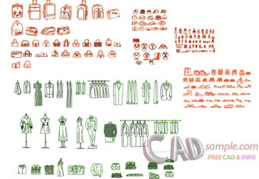 clothes dwg – CADSample.Com Free DWG CAD File