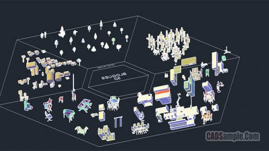 Libraries Reading Room Furnishings Free DWG – CADSample.Com Free DWG ...