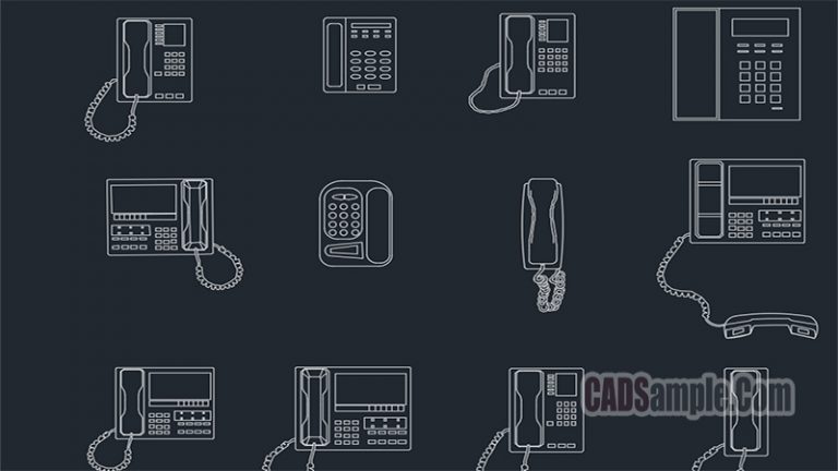 Phone Cads Blocks Free Dwg – CADSample.Com Free DWG CAD File