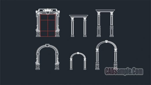 Decorative Frames Free Dwg – CADSample.Com Free DWG CAD File