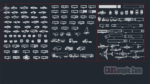 Vehicle Cad Blocks – CADSample.Com Free DWG CAD File