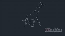 Giraffe Dwg – CADSample.Com Free DWG CAD File