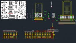 Mosque Balcony Ornament Drawing – CADSample.Com Free DWG CAD File
