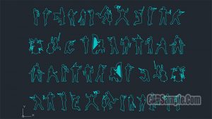 Practicing Human Music Cad Blocks Free Dwg – CADSample.Com Free DWG CAD ...